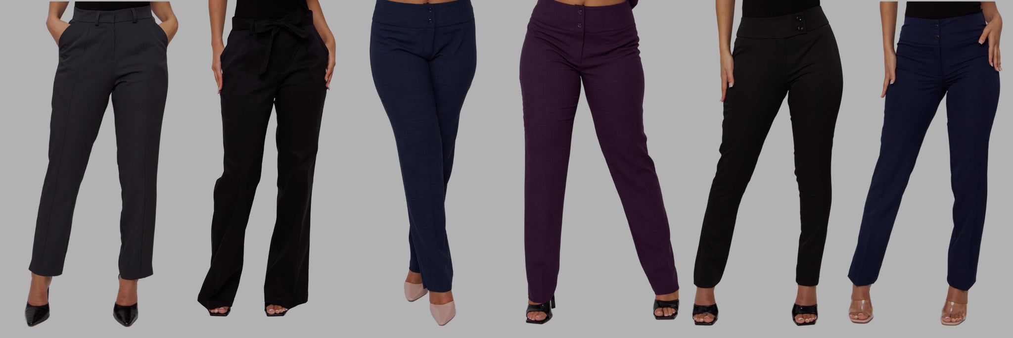 Salon Work Trousers | Smart, Stretchy, Wide and Straight Leg Pants
