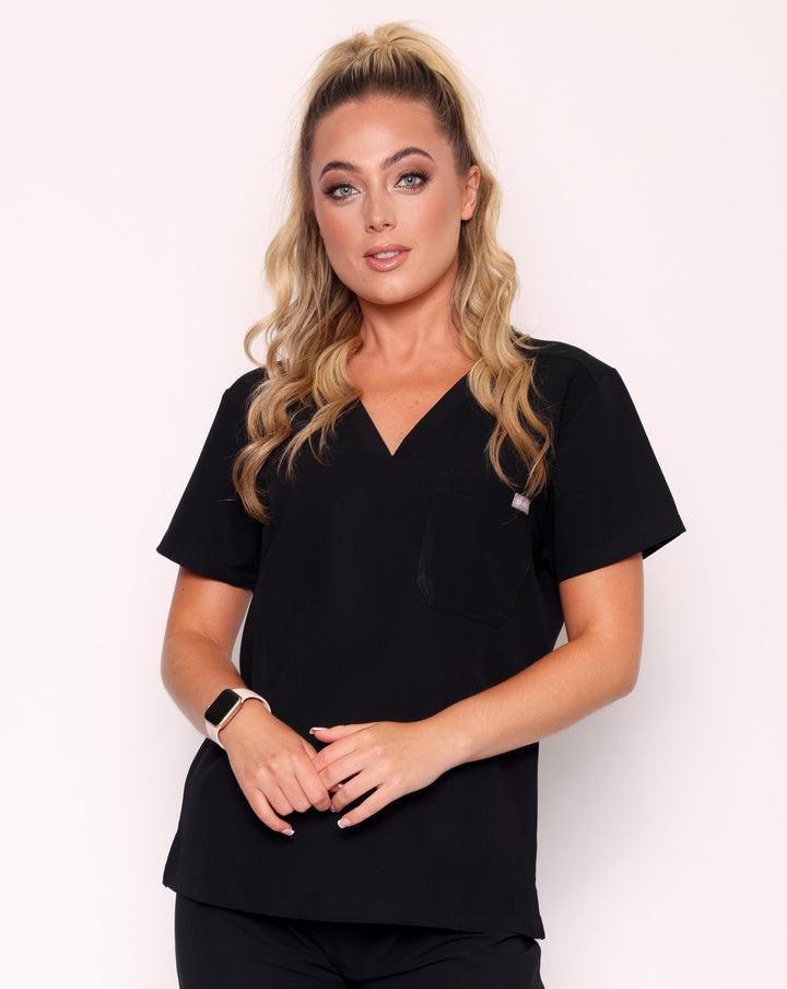 Unisex Scrub Uniforms for Salons - Medical Tunic Tops and Trousers ...